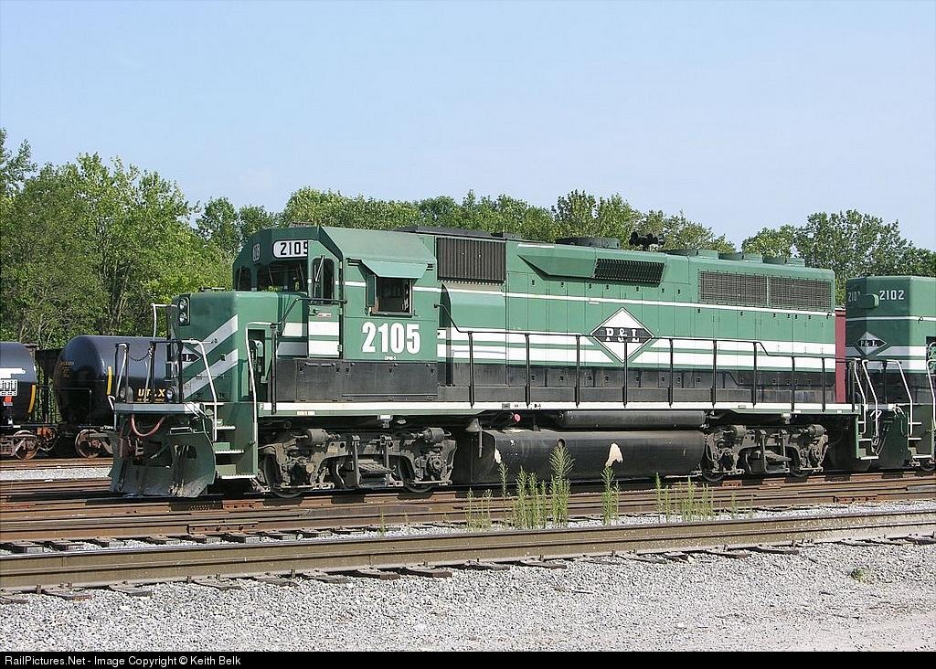 P&L GP40-3 test | I dig the Paducah & Louisville paint schem… | Flickr
