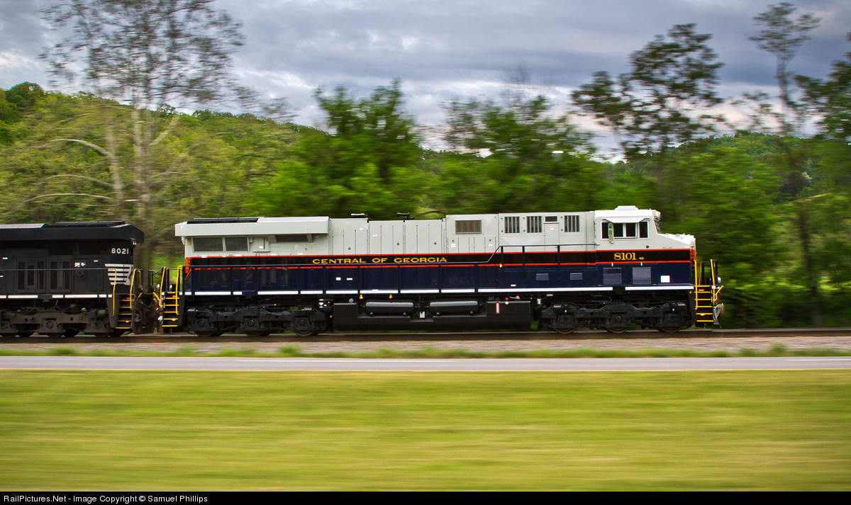 NS CoG ES44AC test | NS's new Central of Georgia heritage un… | Flickr