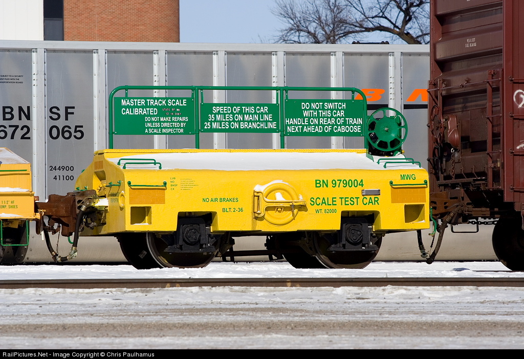 Railroad Scale Test Cars Drawings