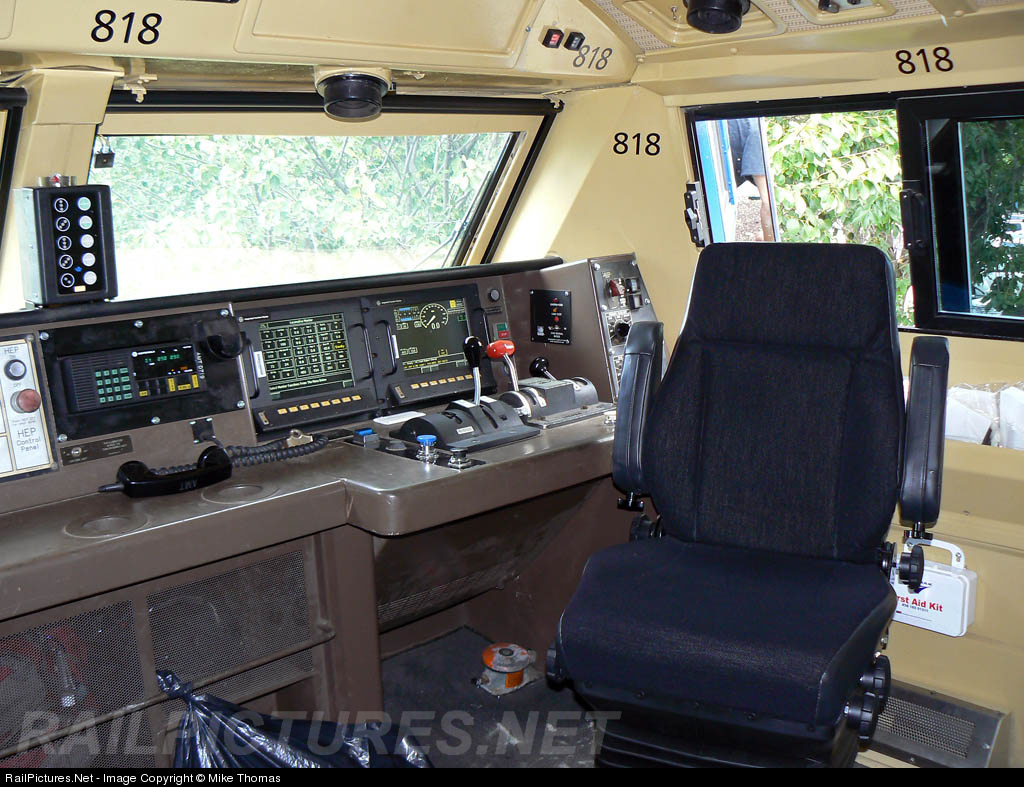Freight Train Engine Interior