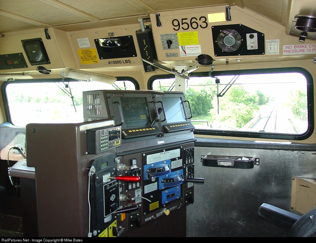 Locomotive Cab View