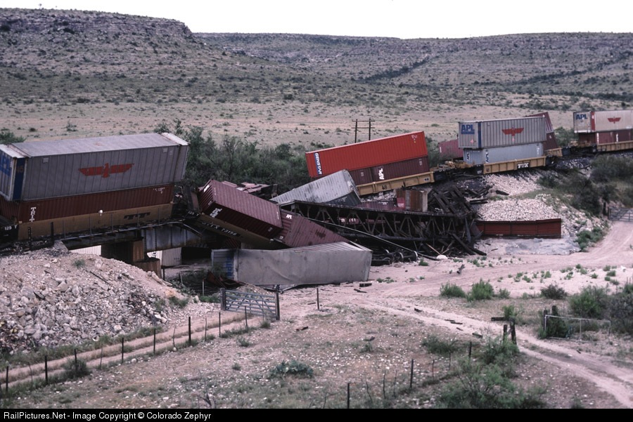 Cajon Pass Train Wreck 1994 at Jewel Waddle blog