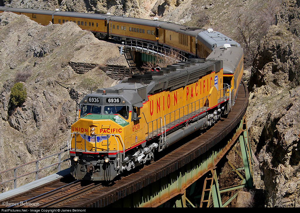 Union Pacific Centennial And Amtrak