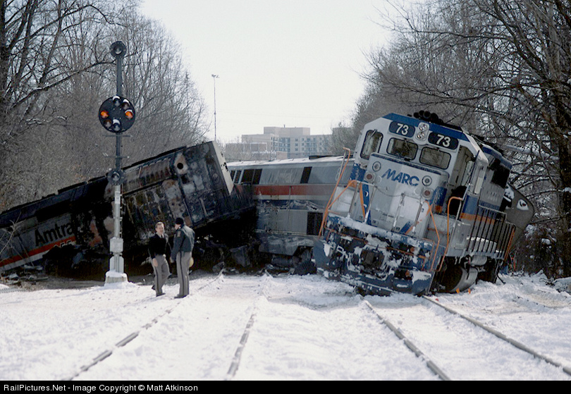 Marc Train Crash Silver Spring