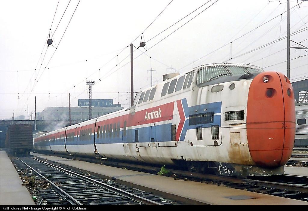 Amtrak United Aircraft Turbotrain. | Railroad photos, Amtrak, Amtrak train