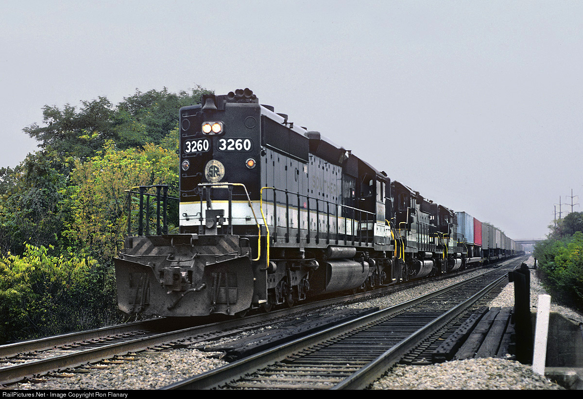 Southern Railway SD40-2 SOU #3260 | Southern railways, Southern rail ...