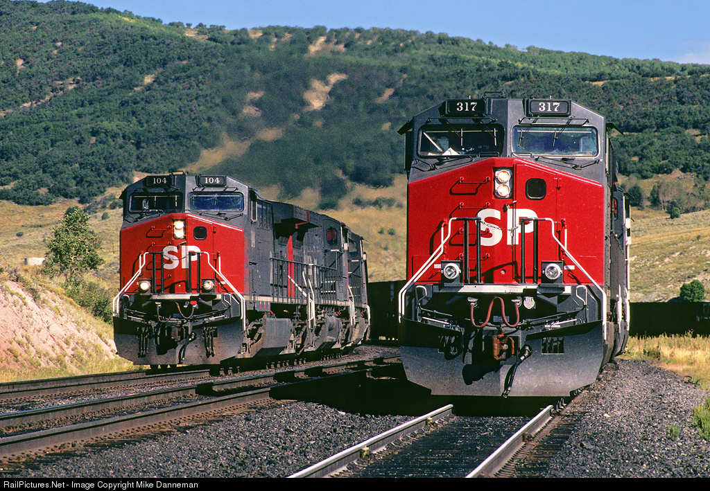 Log Trains Southern Pacific